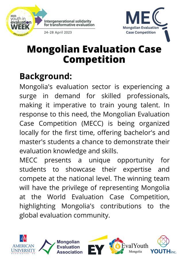 Mongolian Evaluation Association - Monthly Newsletter